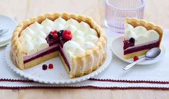 Charlotte aux fruits rouges, 8 parts surgelés Picard