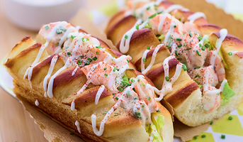 Recette Sandwich roll aux crevettes Picard