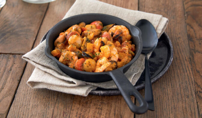 Cocktail de fruits de mer au pesto rosso bio surgelés Picard