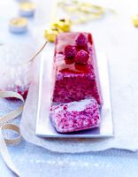 Recette Semifreddo aux cerises griottes et coulis de fruits rouges Picard