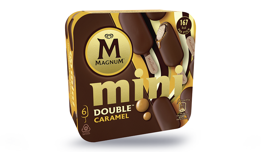 6 Mini Magnum double caramel
