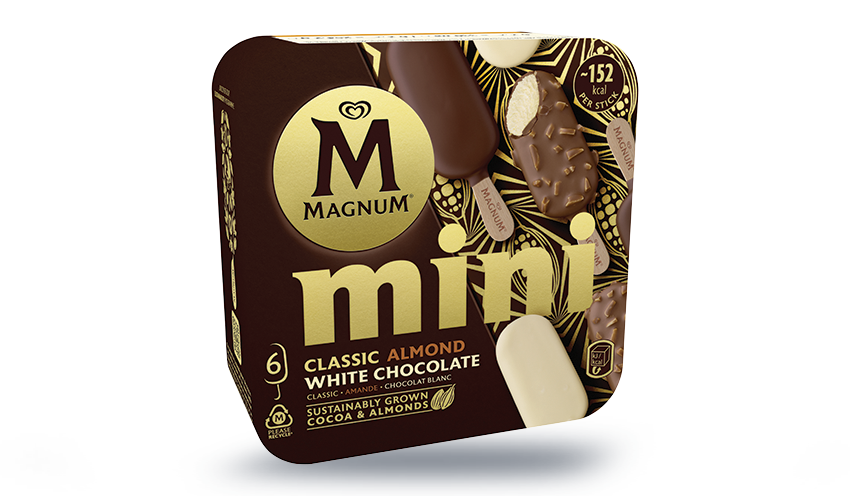 6 mini Magnum Classic amande blanc surgelés Picard