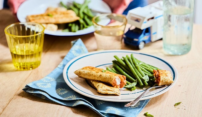 10 crêpes bolognaise, mozzarella surgelés Picard