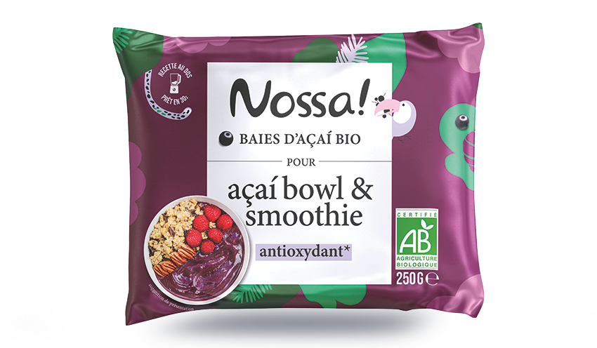 Baie d'açaï bio, açaï bowl & smoothie, Nossa surgelés Picard