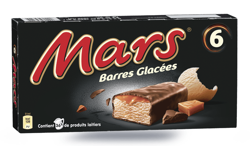 6 Mars surgelés - Les glaces & sorbets - Picard