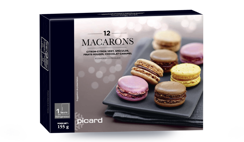 12 macarons surgelés - Les pâtisseries - Picard