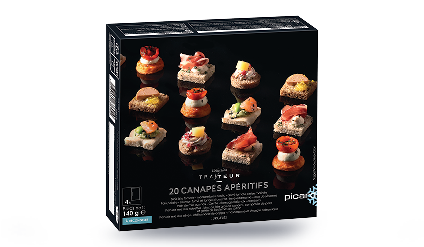 20 canapés apéritifs surgelés - Les apéritifs - Picard