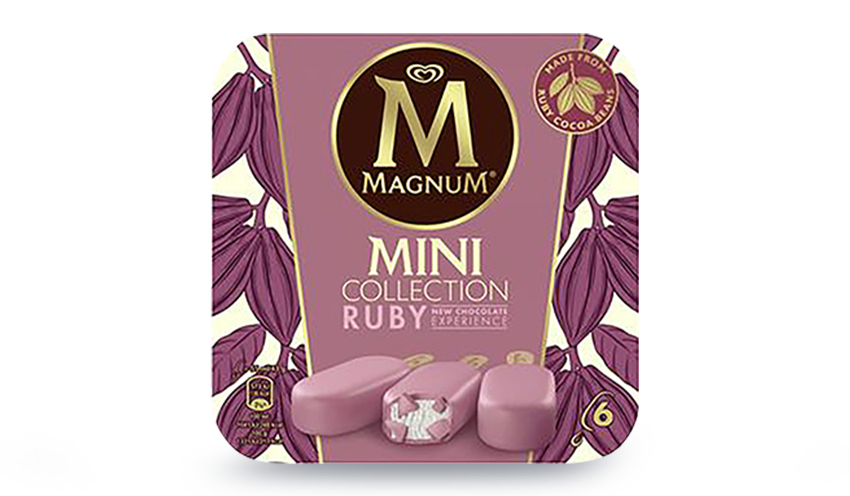 6 Mini Magnum Ruby surgelés - Les glaces & sorbets - Picard