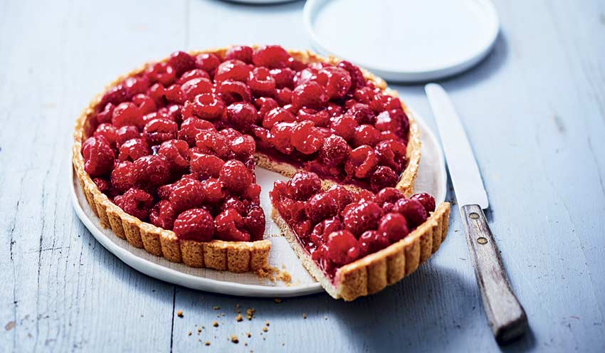 Tarte aux framboises surgelés - Les pâtisseries - Picard